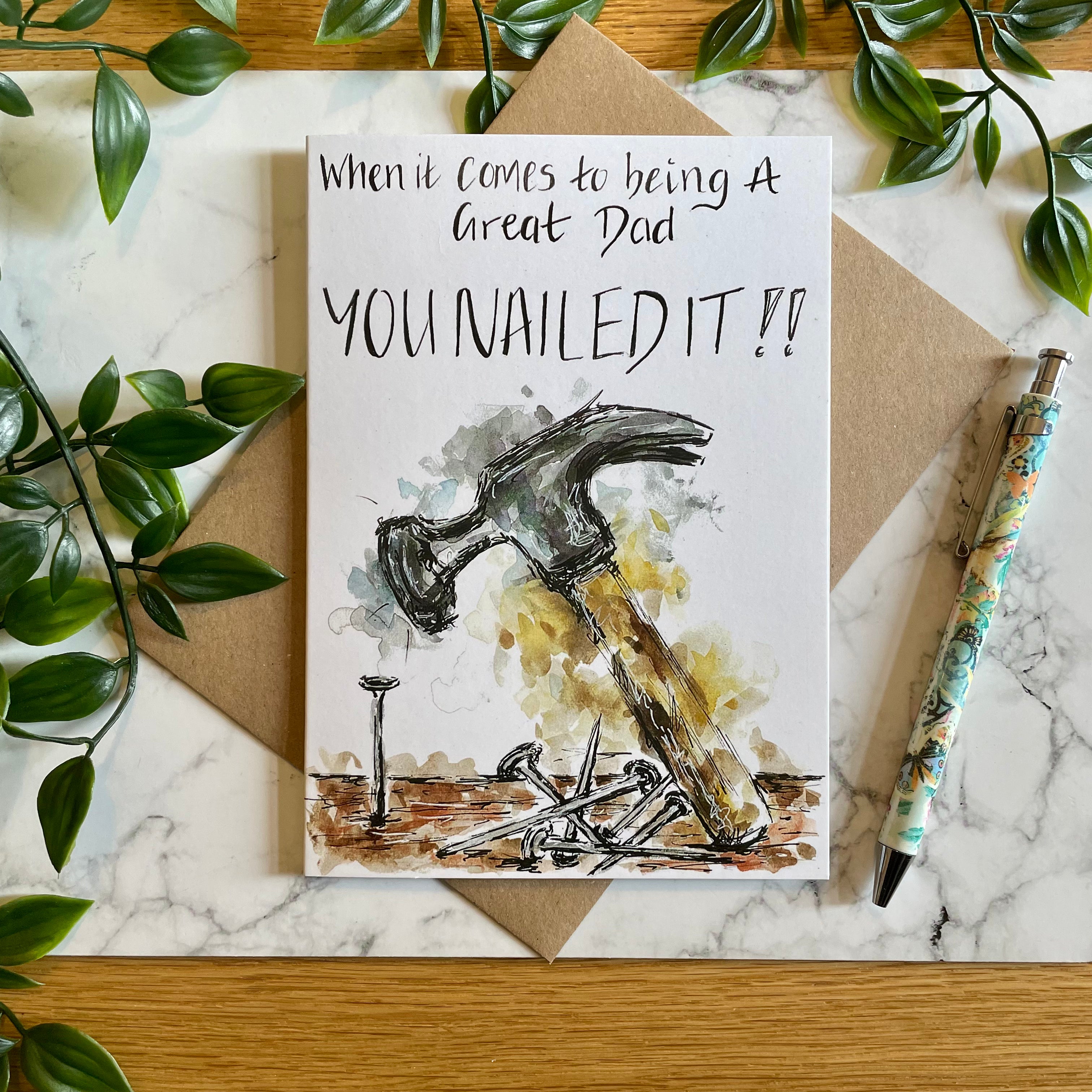 When it comes to being a great Dad ~ YOU NAILED IT!! – Crafty Tinks