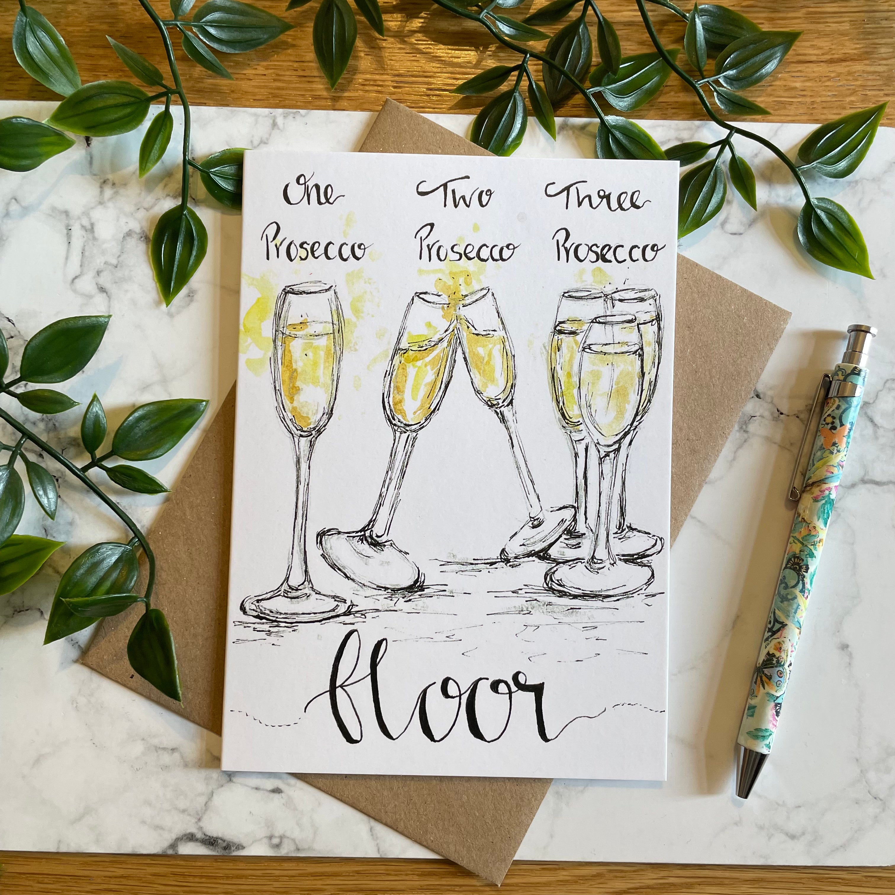 One Prosecco, Two Prosecco, Three Prosecco… Floor! – Crafty Tinks